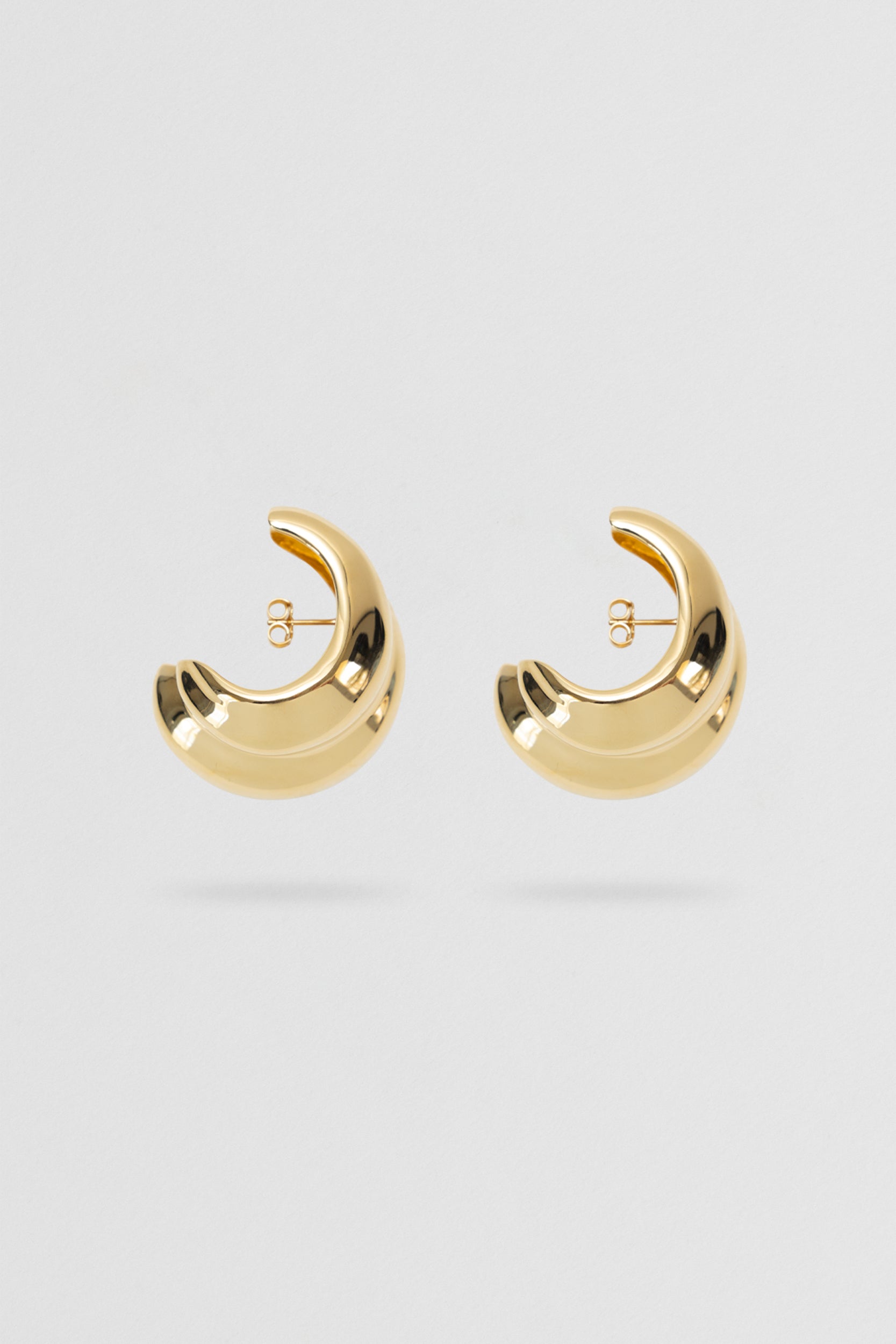 Mega Cuff Hoops - Gold