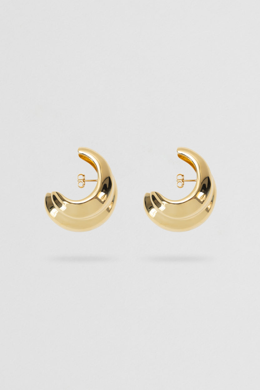 Mega Cuff Hoops - Gold